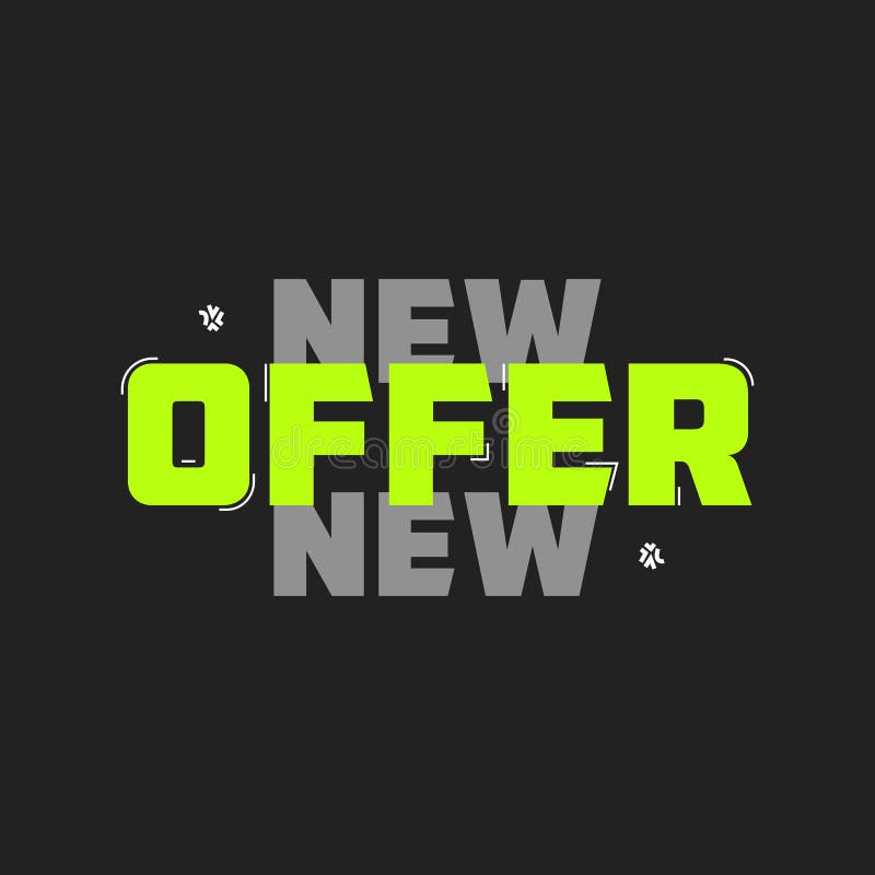 New Offer Sticker - New Offer Label - New Offer Logo Design Stock ...