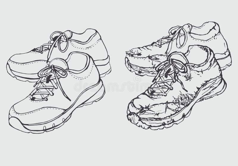 Old Fashioned Shoes Clip Art Old Boot Stock Illustrations – 8,053