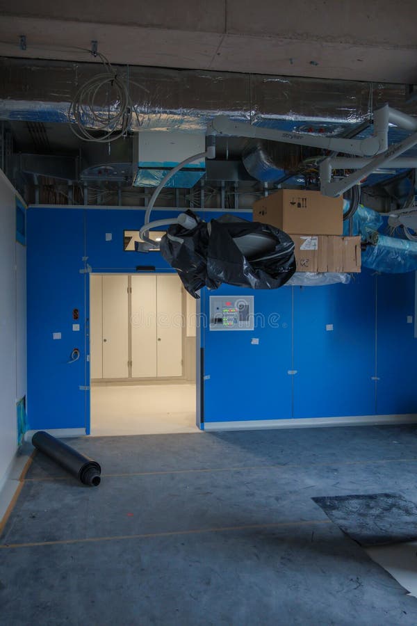 In a New Operating Room Building in a Hospital There is a Lot of ...