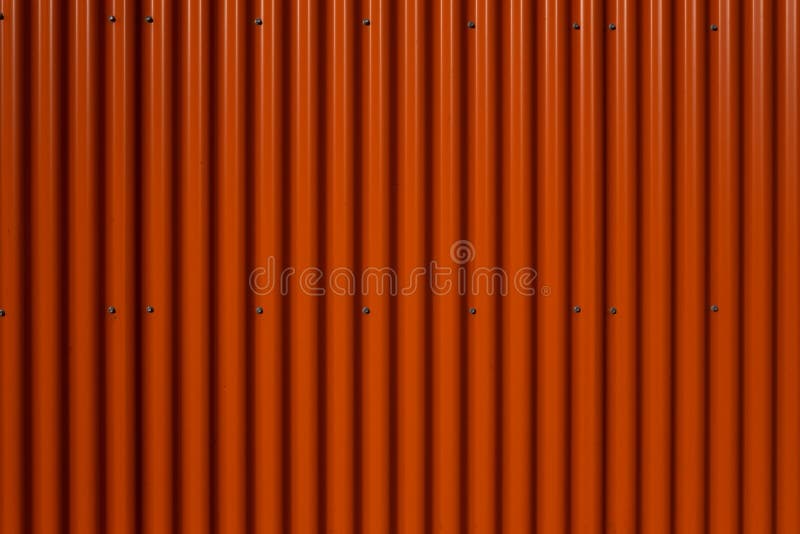 New Orange Texture Steel Container or Fence Stock Photo - Image of ...
