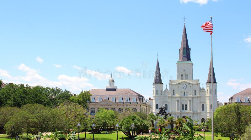 New Orleans at Jackson Square. Editorial Photography - Image of city ...