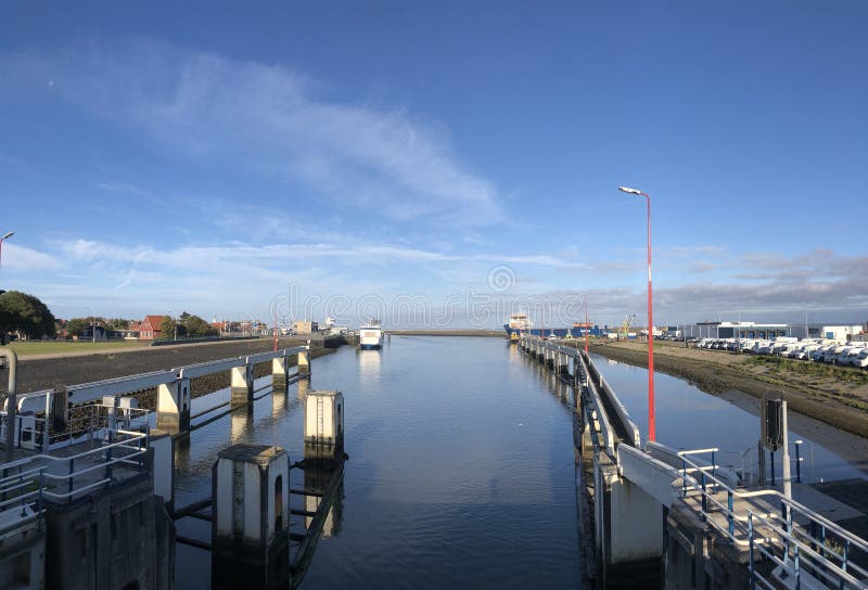 New Outer Port in Harlingen Stock Photo - Image of nieuw, pier: 186228596