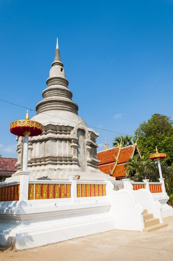 The New Pagoda Structure in Thailand Stock Image - Image of traditional ...