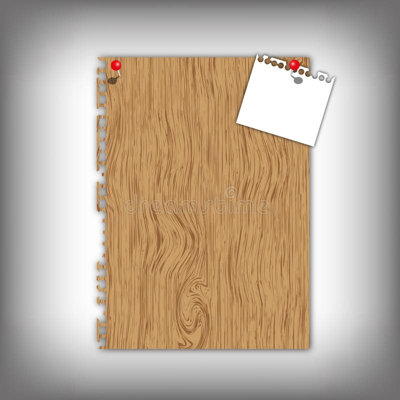 New paper pad with texture stock illustration. Illustration of ...