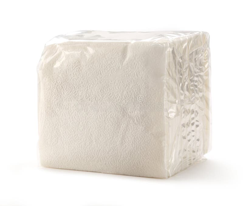 New paper table napkins stock photo. Image of sanitation - 46629602