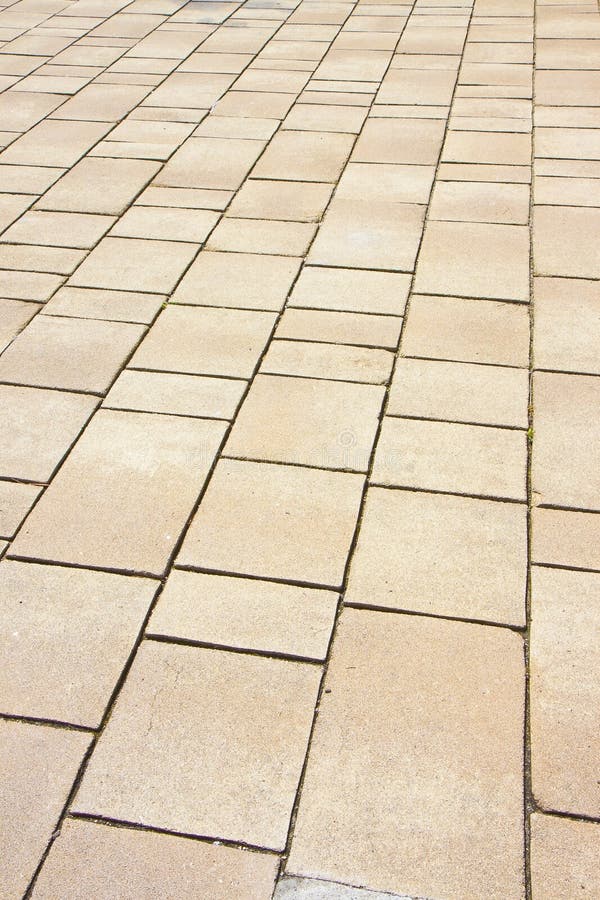 New Paving Made with Colored Stone Blocks Stock Image - Image of ...