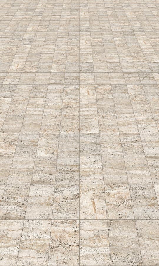 New Paving Made with Italian Travertine Stone Blocks of Rectangular ...