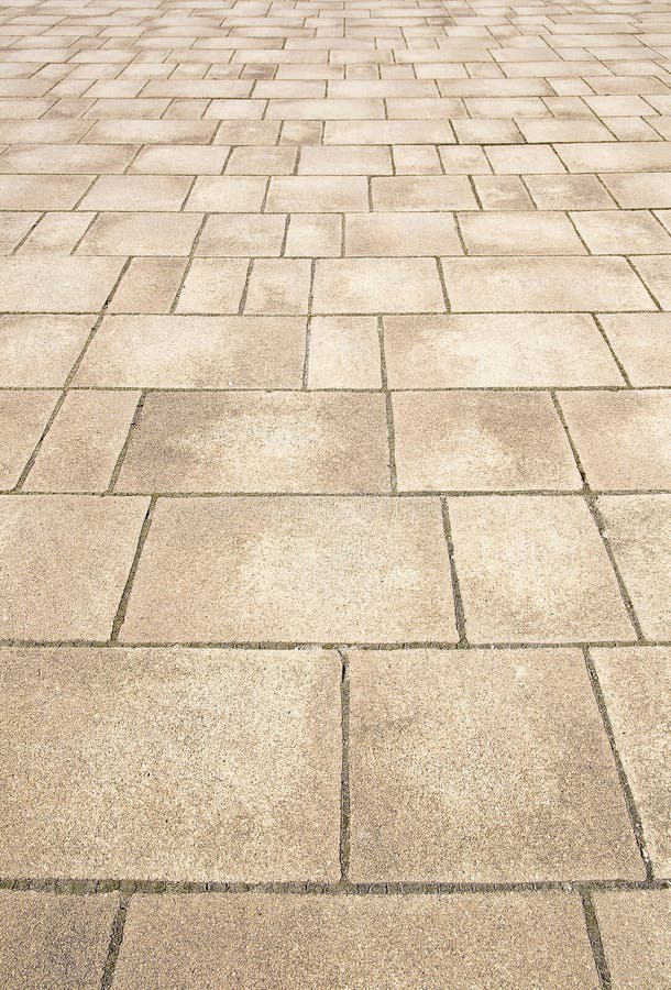 New Paving Made with Stone Blocks of Rectangular Shape in a Pede Stock ...