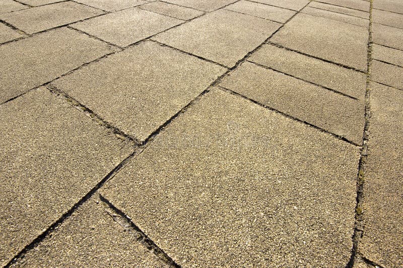 New Paving Made with Stone and Concrete Blocks Stock Image - Image of ...