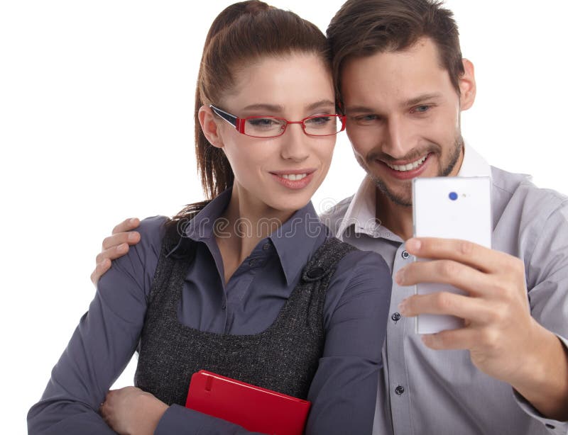 The New Phone Generation is Playing. Stock Image - Image of social ...