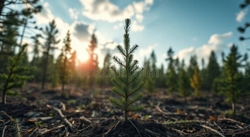 The Image Depicts a Dry Cracked Earth Surface with Sparse Vegetation ...