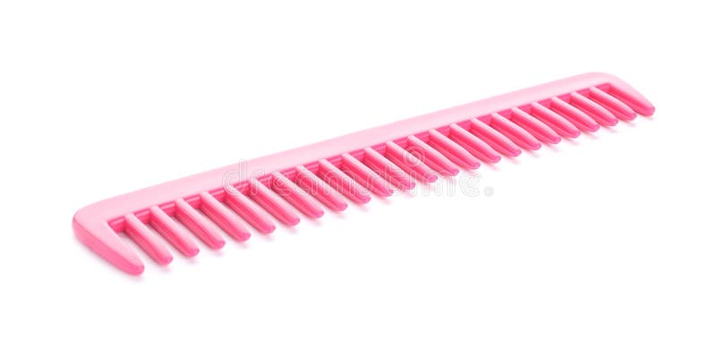 New Pink Hair Comb Isolated Stock Image - Image of personal, care ...
