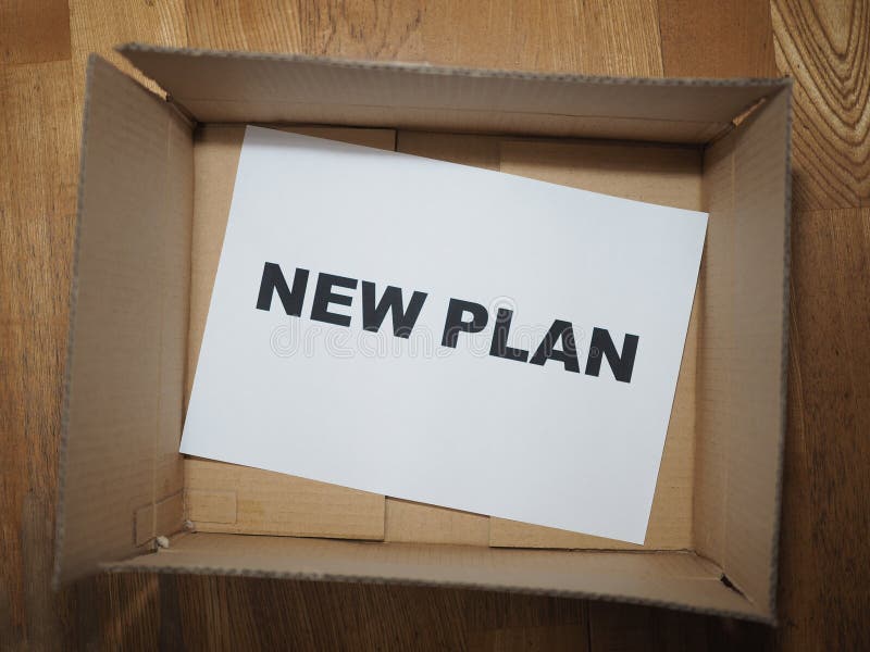 New plan concept stock photo. Image of motivation, metaphor - 86071956