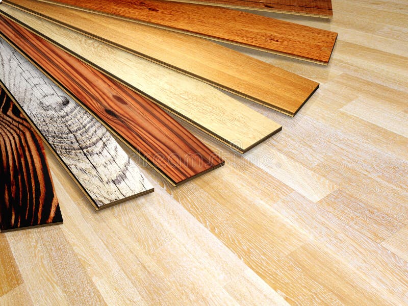 New planks of oak parquet stock illustration. Illustration of perfect ...