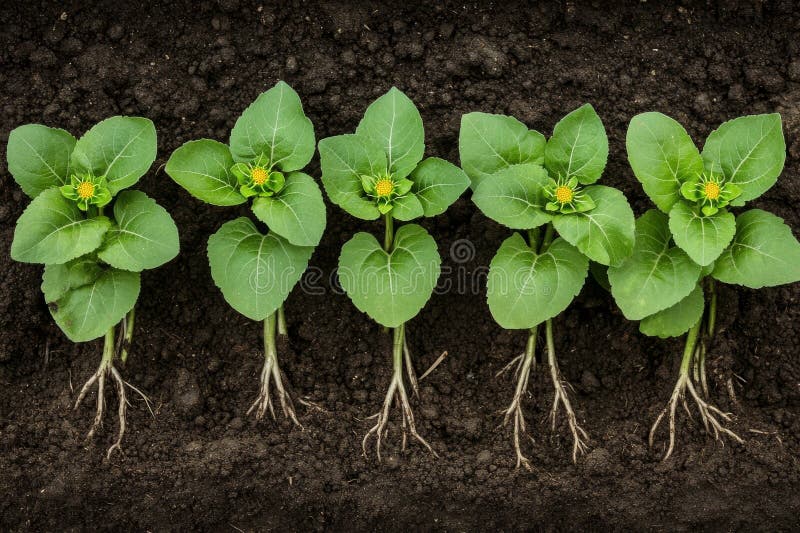 Underground Image Of Sprouting Plants Scientists Uncover Rare