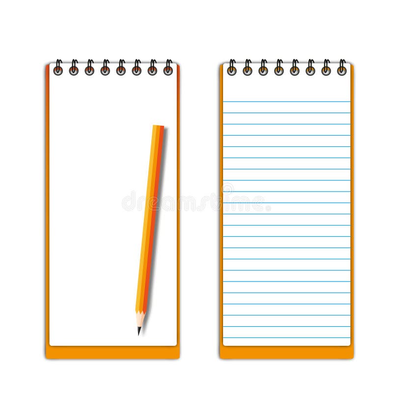 New blank page stock vector. Illustration of notebook - 22639236