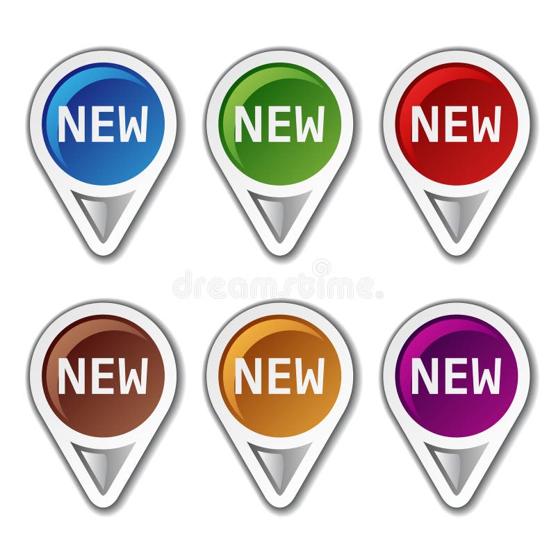 New pointer stock vector. Illustration of advertising - 22507268