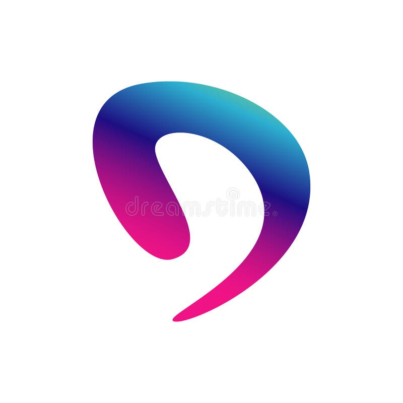 New Popular D Letter Initial D Logo Design Vector Graphic Concept ...