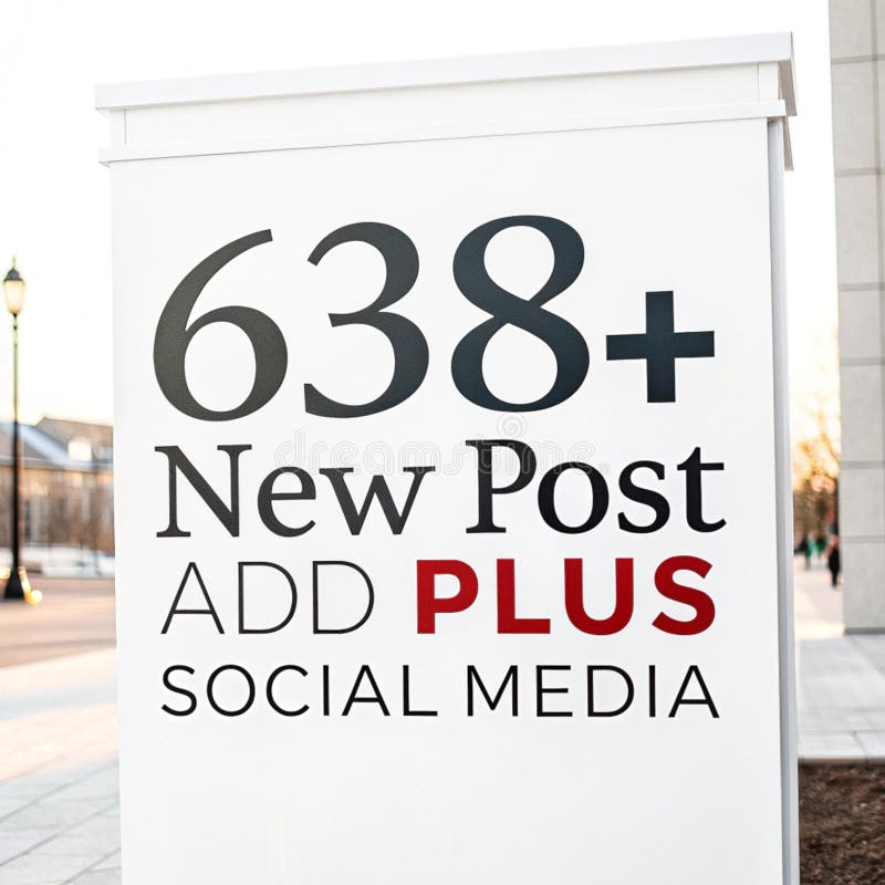 New Post Add Plus Social Media on White Background Stock Illustration ...