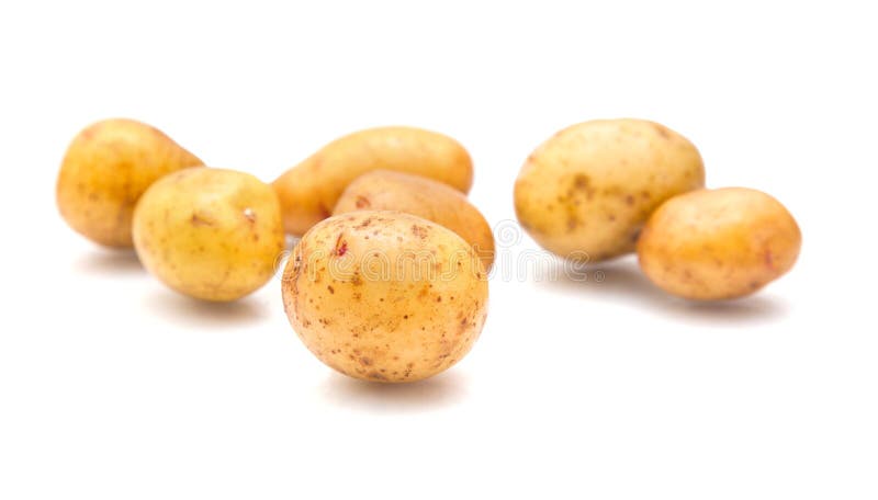 New potatoes stock image. Image of round, brown, cutout - 24925003