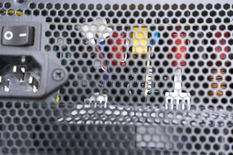 New Power Supply for a Computer with a Metal Grid through Which ...