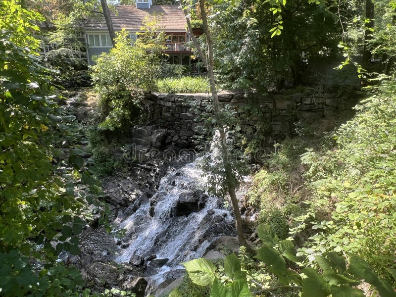 New Preston Falls in New Preston, Connecticut Stock Photo - Image of ...