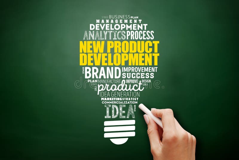 New Product Development Word Cloud Collage Stock Photo - Image of ...