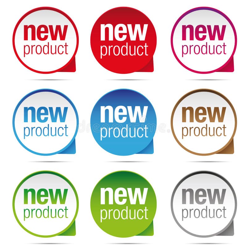 New Product label tag stock vector. Illustration of product - 126822261