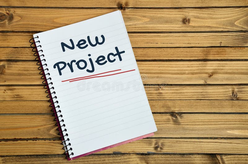 New Project word stock image. Image of entrepreneur, notepaper - 55117361