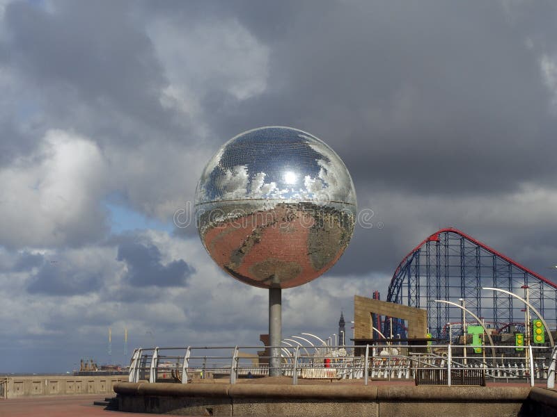 New Promenade stock photo. Image of blackpool, ball, roller - 36590406