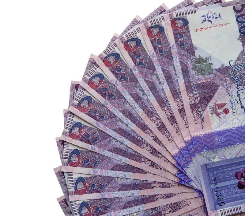 New 500 Qatari Riyal Banknotes Stock Photos - Free & Royalty-Free Stock ...