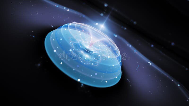 World of Quantum Mechanics Computer Generated Abstract Background Stock ...