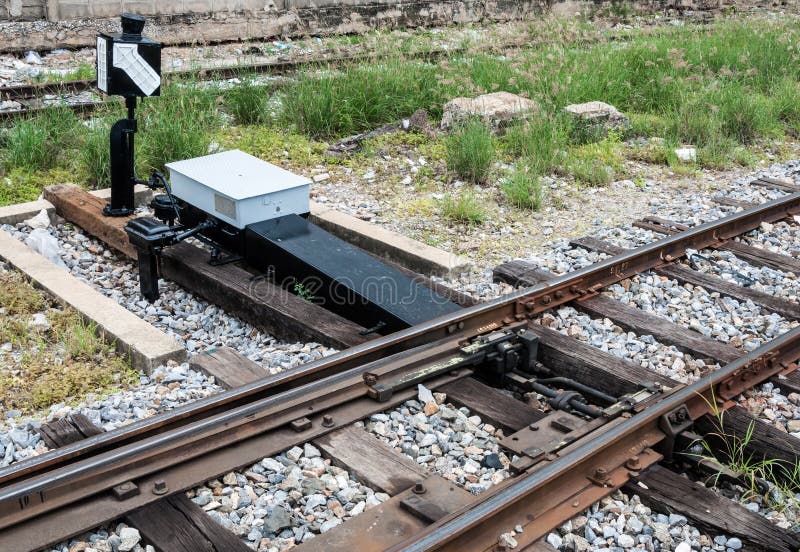New railroad switch stock photo. Image of electric, logistic - 32950688