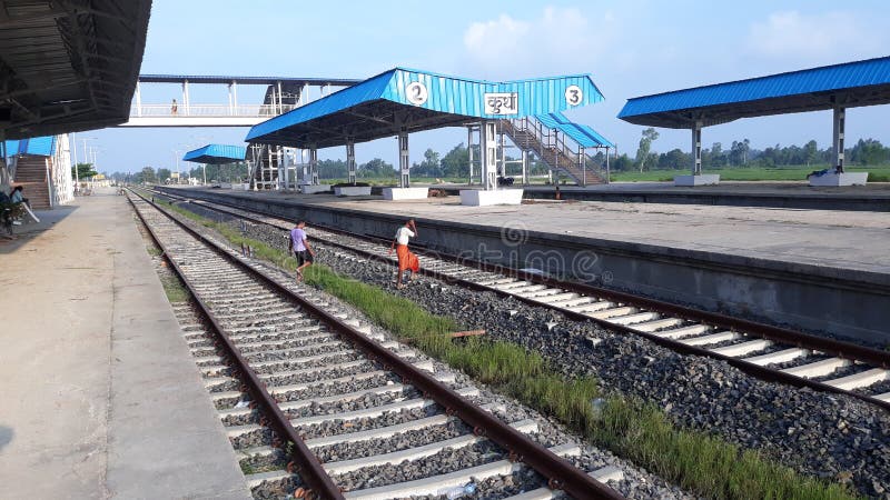 New Railway Station in Nepal Editorial Photography - Image of railway ...