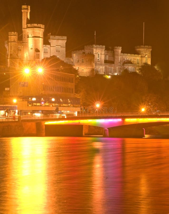 New Rainbow Bridge and Castle. Editorial Photography - Image of ...