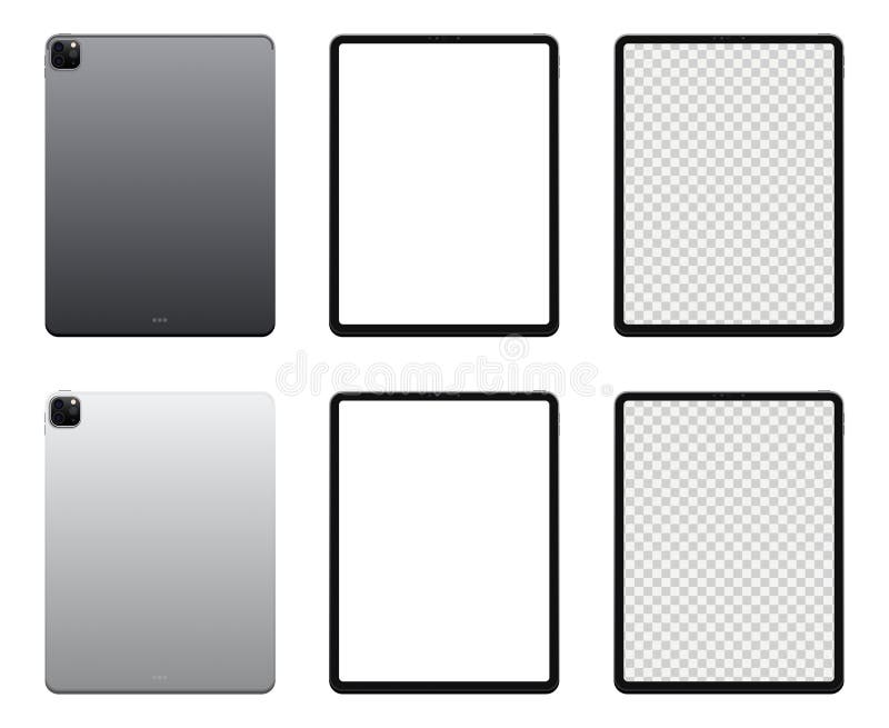 New Realistic Scalable Tablet. High Detailed Device Mockup Stock Vector ...