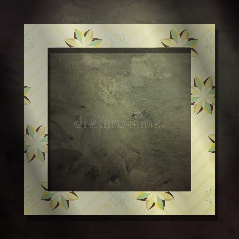 Flower frame stock vector. Illustration of decorative - 30055863