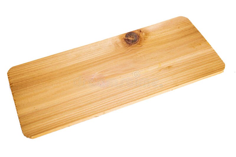 New Rectangular Wooden Board, Isolated on White Stock Photo - Image of ...