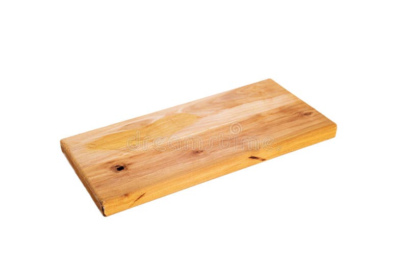 New Rectangular Wooden Board, Isolated on White Stock Illustration ...