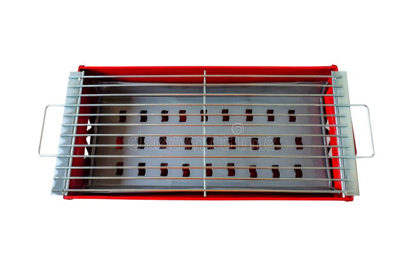 New Red Barbecue Grill Stove Over White Stock Photos - Free & Royalty ...