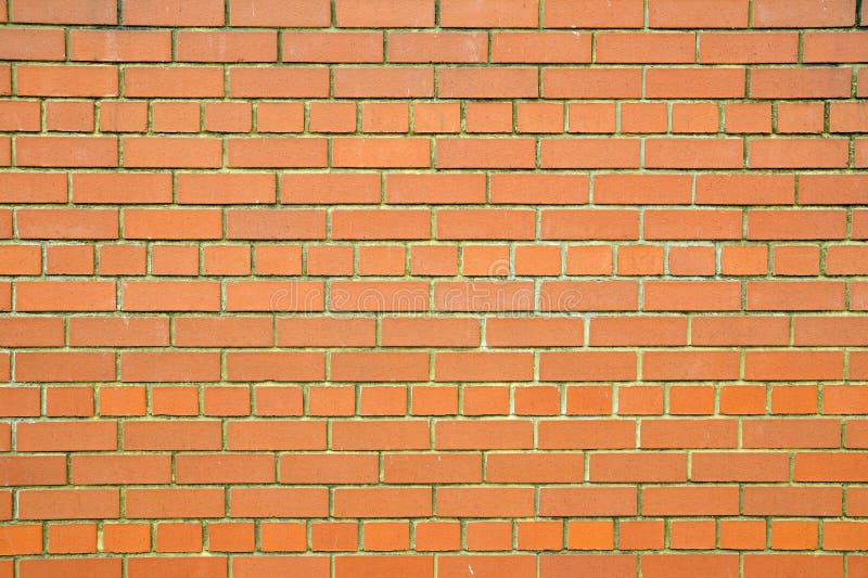 New Red Brick Wall Background. Stock Photo - Image of decoration, font ...