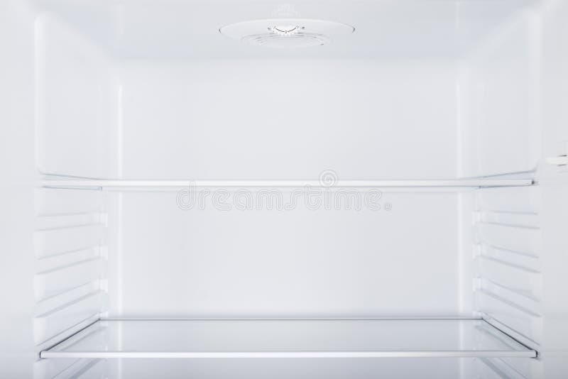 Refrigerator on White Background Stock Image - Image of full, icebox ...