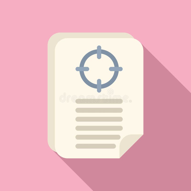 New Registration Target Icon Flat Vector. Form Factor Stock Vector ...