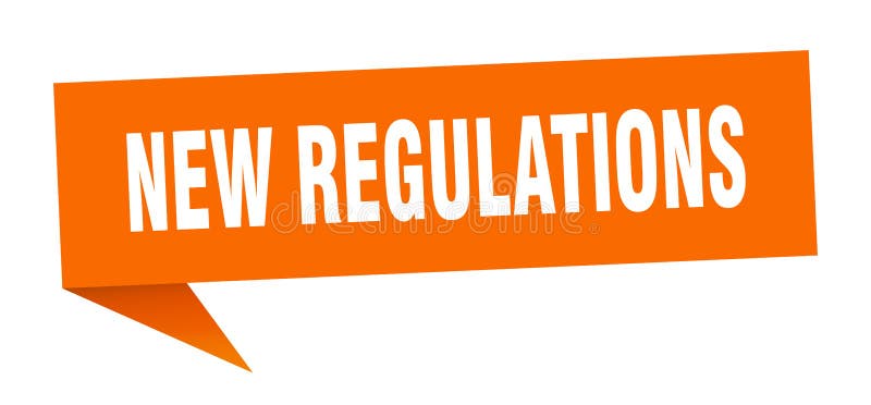 New Regulations Banner. New Regulations Speech Bubble Stock Vector ...