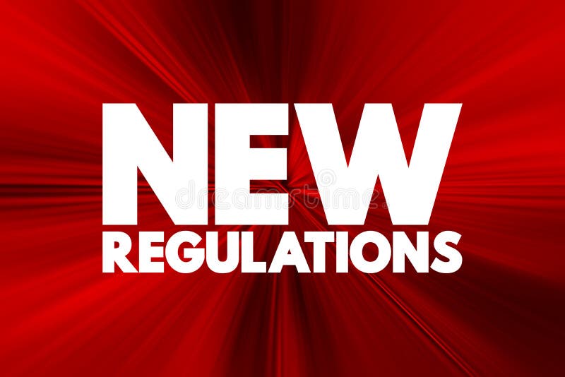 New Regulations Text Quote, Concept Background Stock Illustration ...