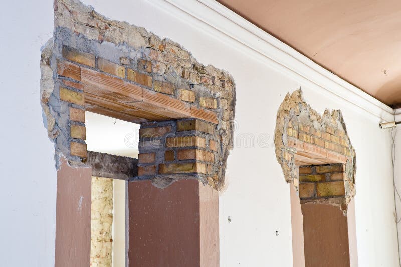 New Reinforced Brick Lintel Useful for Creating a New Door, or a New ...