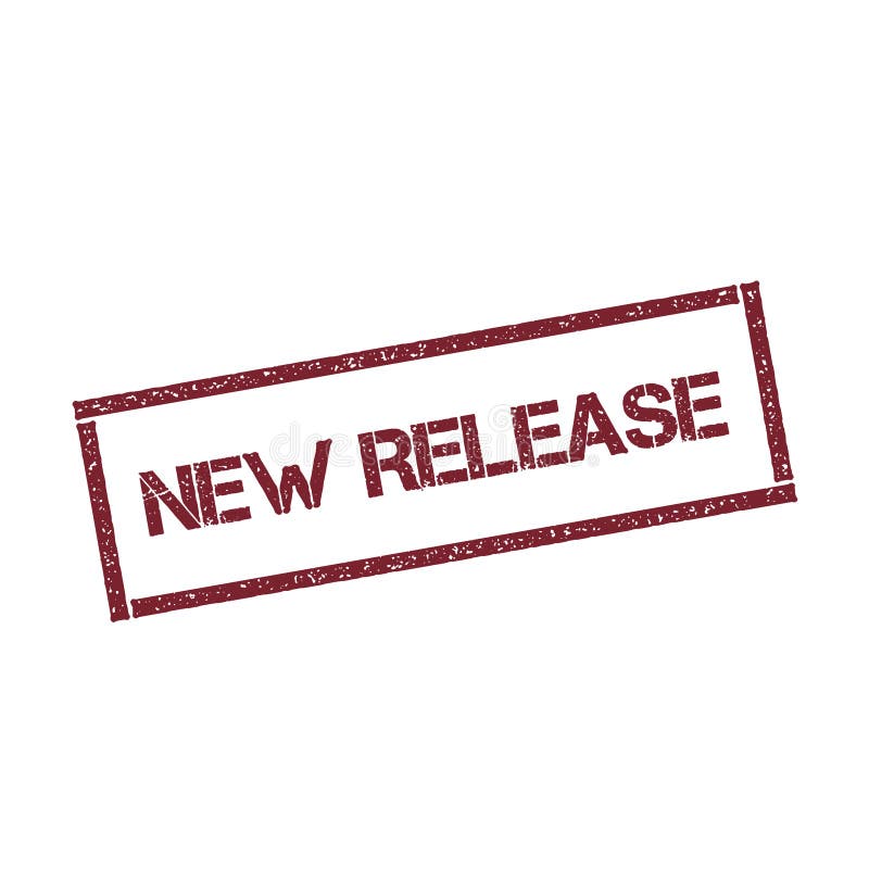 New Release Rectangular Stamp. Stock Vector - Illustration of design ...