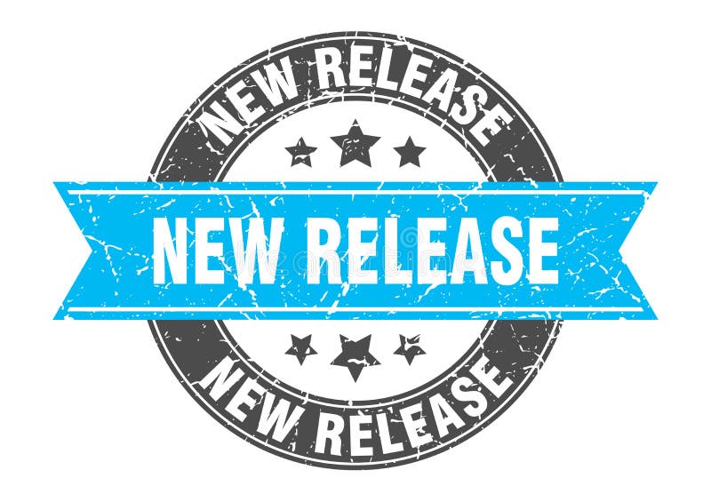 New Release Round Ribbon Isolated Label. New Release Sign Stock Vector ...