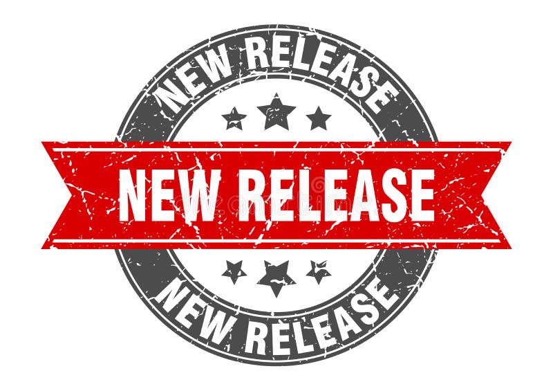 New Release Round Ribbon Isolated Label. New Release Sign Stock Vector ...