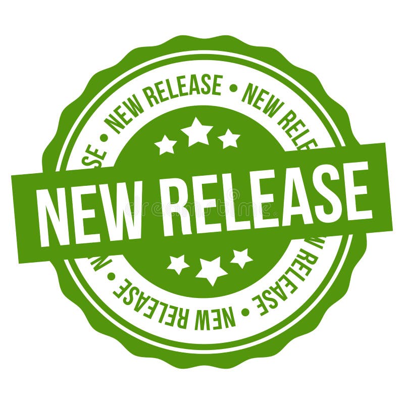 New Release Stamp. Green Eps10 Vector Badge Stock Vector - Illustration ...